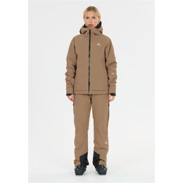 Skihose SOS "Samkos", Damen, Gr. XS, US-Gr&ouml;&szlig;en, espresso, khaki, 100% Polyamid, mehrfarbig, lang, Hosen Skihose, mit wasserdichter Membran