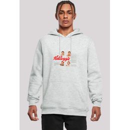 Kapuzenpullover F4NT4STIC "Kellogg's Corn Flakes Cereal Box Children Retro", Herren, Gr. 4XL, erdgrau, Obermaterial: 65% Baumwolle, 35% Polyester, slim fit, Pullover, Premium Qualität