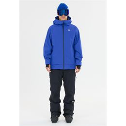 Skijacke SOS "Samkos", Herren, Gr. L, dunkelblau, blau, 100% Polyamid, unifarben, normal, ohne Ausschnitt, Jacken, mit wasserdichter Membran