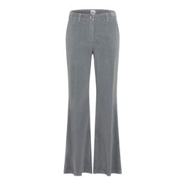 5-Pocket-Hose Brax "Style MAINE", Damen, Gr. 34, Normalgrößen, grau, Web, 74% Baumwolle, 25% Viskose, 1% Elasthan, Hosen