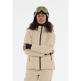 Skijacke WHISTLER "Lakeland", Damen, Gr. 50, beige, 100% Polyester, unifarben, normal, ohne Ausschnitt, Jacken, In wasserdichter Qualität mit modischem Look