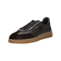 Sneaker Gant "Gant Sneaker Leder", Herren, Gr. 41, braun (coffee), Leder, Schuhe