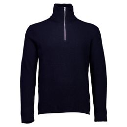 Troyer LINDBERGH "LINDBERGH Troyer", Herren, Gr. L, navy, Obermaterial: 80% Lammwolle, 20% Nylon, Rundhals, Pullover