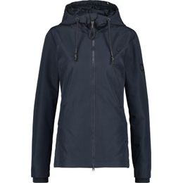 alife and kickin Sommerjacke ALIFE & KICKIN "Damen LilouAK A", Damen, Gr. L, blau (marine), 100% Polyester, Jacken