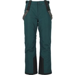 Skihose WHISTLER "Drizzle", Mädchen, Gr. 164, EURO-Größen, dunkelblau, 100% Polyester, mehrfarbig, lang, Hosen, mit Hosenträgern und wasserfester Eigenschaft