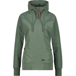 alife and kickin Sommerjacke ALIFE & KICKIN "Damen JoranaAK A", Damen, Gr. L, sage leaf, 100% Polyester, Jacken