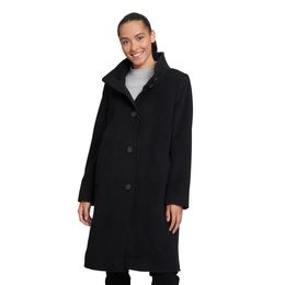 Wolljacke Betty Barclay "Damen Wollmantel mit Kragen", Damen, Gr. 36, schwarz, Obermaterial: 53% Wolle, 26% Polyester, 21% Polyacryl. Futter: 100% Acetat., tailliert, Jacken