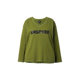 Ulla Popken Sweatshirt female Green size 50-52