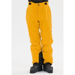 Skihose WHISTLER "Gippslang", Herren, Gr. 4XL, US-Größen, braun, goldfarben, 94% Polyester, 6% Elasthan, mehrfarbig, lang, Hosen, mit wasserdichter 3-Lagen-Membran