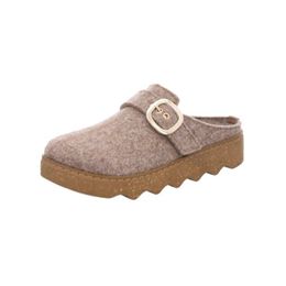 Hausschuh Rohde "Rohde Hausschuhe Filz", Damen, Gr. 40, beige, Filz, Schuhe Hausschuh