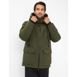 Steppjacke Brax "Style COSIMO", Herren, Gr. L, olivgrün, Web, 100% Polyester, Jacken