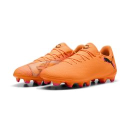 Fu&szlig;ballschuh Puma "FUTURE 8 PLAY FG/AG Fu&szlig;ballschuhe Erwachsene", Herren, Gr. 42.5, heat fire schwarz ravish orange pink, Obermaterial: Synthetik. Futter: Textil. Innensohle: Textil. Laufsohle: Synthetik, Schuhe Fu&szlig;ballschuh