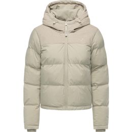 Steppjacke Ragwear "Amazze", Damen, Gr. L (40), beige, Obermaterial 1: 100% Baumwolle, Obermaterial 2: 100% Polyester, Innenfutter: 100% Polyester, Wattierung: 100% Polyester, gerade hüftlang, hoch geschlossener Ausschnitt, Ärmel ohne Ärmelschlitz Rippstrickbündchen, Jacken, Stylische warme Damen Jacke für den Winter