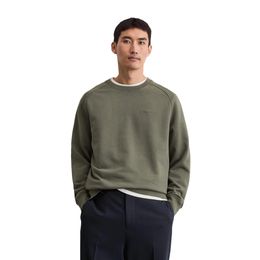 Marc O'Polo Sweatshirt MARC O'POLO "aus recycelter Baumwolle", Herren, Gr. L, braun (copley braun), Obermaterial: 100% Baumwolle, unifarben, regular fit, Rundhals, Sweatshirts