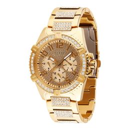 Guess Uhr 'FRONTIER' Herren Größe One Size gold / transparent