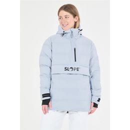 Skijacke SLOPE "Thumper", Damen, Gr. L, hellblau, 100% Polyester, unifarben, normal, ohne Ausschnitt, Jacken Skijacke, mit wasserdichter Membran