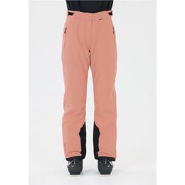 Skihose WHISTLER "Drizzle", Damen, Gr. 38, EURO-Größen, rot, 100% Polyester, unifarben, lang, Hosen, mit wasserabweisender Membran