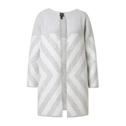 Ulla Popken Knit Cardigan female Silver size 62-64