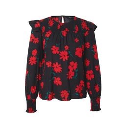 Dorothy Perkins Bluse Damen Größe XL smaragd / rot / schwarz