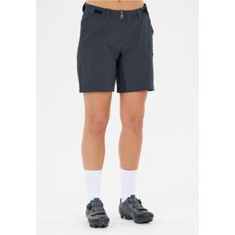 Radhose Endurance "Balhia", Damen, Gr. 36, EURO-Größen, blau (dunkelblau), 90% Polyester, 10% Elasthan, unifarben, normal, Hosen, mit 4-Wege-Stretch