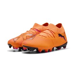 Puma Herren Fu&szlig;ballschuh "FUTURE 8 MATCH FG/AG Fu&szlig;ballschuhe Erwachsene", Gr. 45heat fire schwarz ravish orange pink, Obermaterial: Textil,