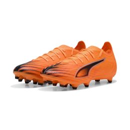 Fu&szlig;ballschuh Puma "ULTRA 6 MATCH FG/AG Fu&szlig;ballschuhe Erwachsene", Herren, Gr. 46, heat fire schwarz glowing rot orange, Obermaterial: Synthetik, Textil. Futter: Synthetik, Textil. Innensohle: Textil. Laufsohle: Synthetik, Schuhe Fu&szlig;ballschuh