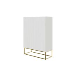 Selsey Highboard Veldio beige Maße (cm): B: 90 H: 125 » Höffner