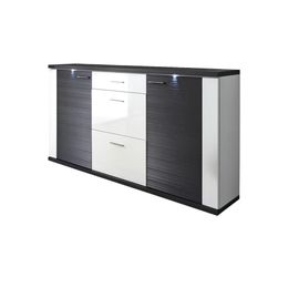 U.N.O uno Sideboard Titan ¦ grau ¦ Maße (cm): B: 194 H: 108 T: 42.0 » Höffner