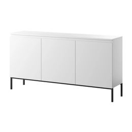Selsey Sideboard Bemmi weiß Maße (cm): B: 150 H: 77 » Höffner