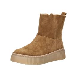 Stiefelette Gabor "Gabor Stiefelette Veloursleder", Damen, Gr. 37, braun, Veloursleder, Schuhe