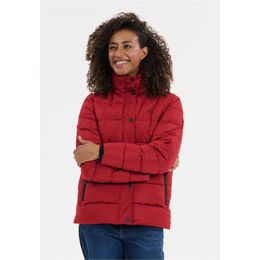 Outdoorjacke WHISTLER "Amaret", Damen, Gr. 38, dunkelgrün, 100% Polyester, unifarben, normal, hoch geschlossener Ausschnitt, Jacken, mit Stehkragen