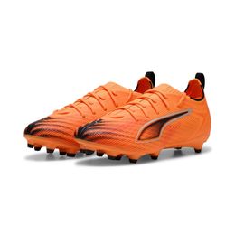 Fu&szlig;ballschuh Puma "ULTRA 6 PRO FG/AG Fu&szlig;ballschuhe Jugendliche", Kinder, Gr. 31, heat fire schwarz glowing rot orange, Obermaterial: Synthetik, Textil. Futter: Synthetik, Textil. Innensohle: Textil. Laufsohle: Synthetik, Schuhe Fu&szlig;ballschuh