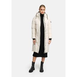 Winterjacke Marikoo "Michikoo", Damen, Gr. L, cream, Obermaterial: 100% Polyester; Futter: 100% Polyester; Wattierung: 100% Polyester; Ärmelfutter: 100% Polyester, Jacken, Extra langer Schnitt mit seitlichen Belüftungsöffnungen