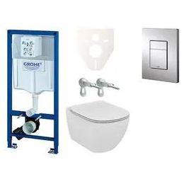 Grohe Ideal Standard Tesi H&auml;nge-WC Set f&uuml;r Trockenbau / Vorwandinstallation 38528SET-KE