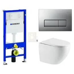 SAT H&auml;nge-WC Set f&uuml;r Trockenbau / Vorwandinstallation SIKOGESREX67D50