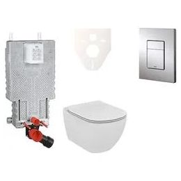 Grohe Ideal Standard Tesi H&auml;nge-WC Set zum Einmauern 38643SET-KE