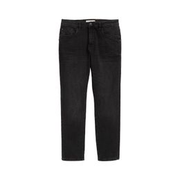 Tom Tailor Herren TTJOSH REGULAR SLIM Jeans, schwarz, Uni, Gr. 40/34