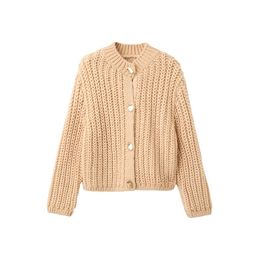 Mango Knit Cardigan 'Farina' female Beige size L