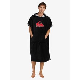 Quiksilver Fleeceponcho »Hoody Towel« mit Kapuze Aurora Red 100 % Baumwolle Einheitsgröße