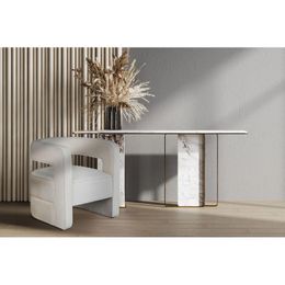 Kayoom Sessel »Venice 125, moderner Cocktail-Sessel« 1 Stk. tlg. Lounge-Sessel, Eye-Catcher im Raum, ausgefallene Konstruktion Creme