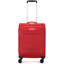 Roncato Handgepäck-Trolley »Joy Carry-on, 55 cm, erweiterbar, rot« 42 l 4 Rollen Weichgepäck-Koffer Reisegepäck mit Volumenerweiterung und TSA...