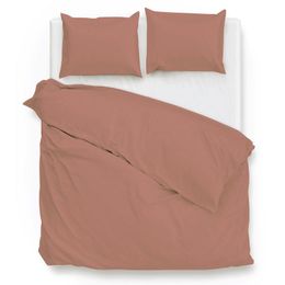 ZO HOME Bettwäsche »Satinado« 1 Stk. tlg. Bettwäsche aus 100% Baumwolle, hochwertige Mako-Satin canyon rose Obermaterial: 100% Baumwolle B/L: 200...