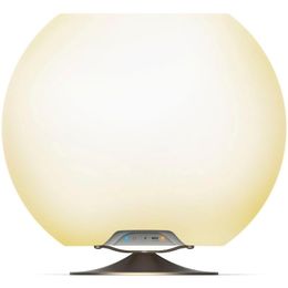 Kooduu LED Tischleuchte »Sphere« LED-Board Warmweiß Sekt-/Getränkekühler, Bluetooth Lautsprecher, koppelbar, TWS-Stereo weiß