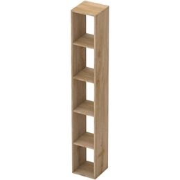 Inosign Standregal »Infinity Höhe 186 cm, Breite 28 cm, Bücherregal, « Deko Regal, Büroregal, 5 Regalfächer, verschiedene Farben Eiche Cadiz NB Das...