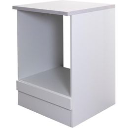 Flex-Well Herdumbauschrank &raquo;Wito&laquo; (B x H x T) 60 x 85/86 x 60 cm Wei&szlig; / Fantasie Wei&szlig;