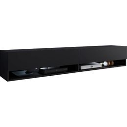 Inosign Lowboard Breite 180 cm, stehend und h&auml;ngend schwarz