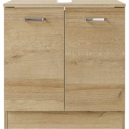 SAPHIR Waschbeckenunterschrank »Quickset 301« 60, 2 cm breit Riviera Eiche quer Nachbildung