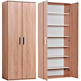 Procontour Mehrzweckschrank »Haushaltsschrank Clara BESTSELLER!« OTTOs Choice, Höhe 167cm mit variabel verstellbaren Einlegeböden Sonoma Eiche Maße...