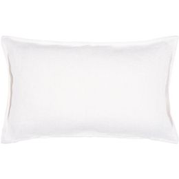 Pad Dekokissen »COLETTE« Made in Europe ivory + unifarben Obermaterial: 100% Leinen B/L: 60 cm x 35 cm