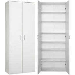 Procontour Mehrzweckschrank »Schrank Clara TOPSELLER!« OTTOs Choice, Höhe 167cm mit variabel verstellbaren Einlegeböden weiss